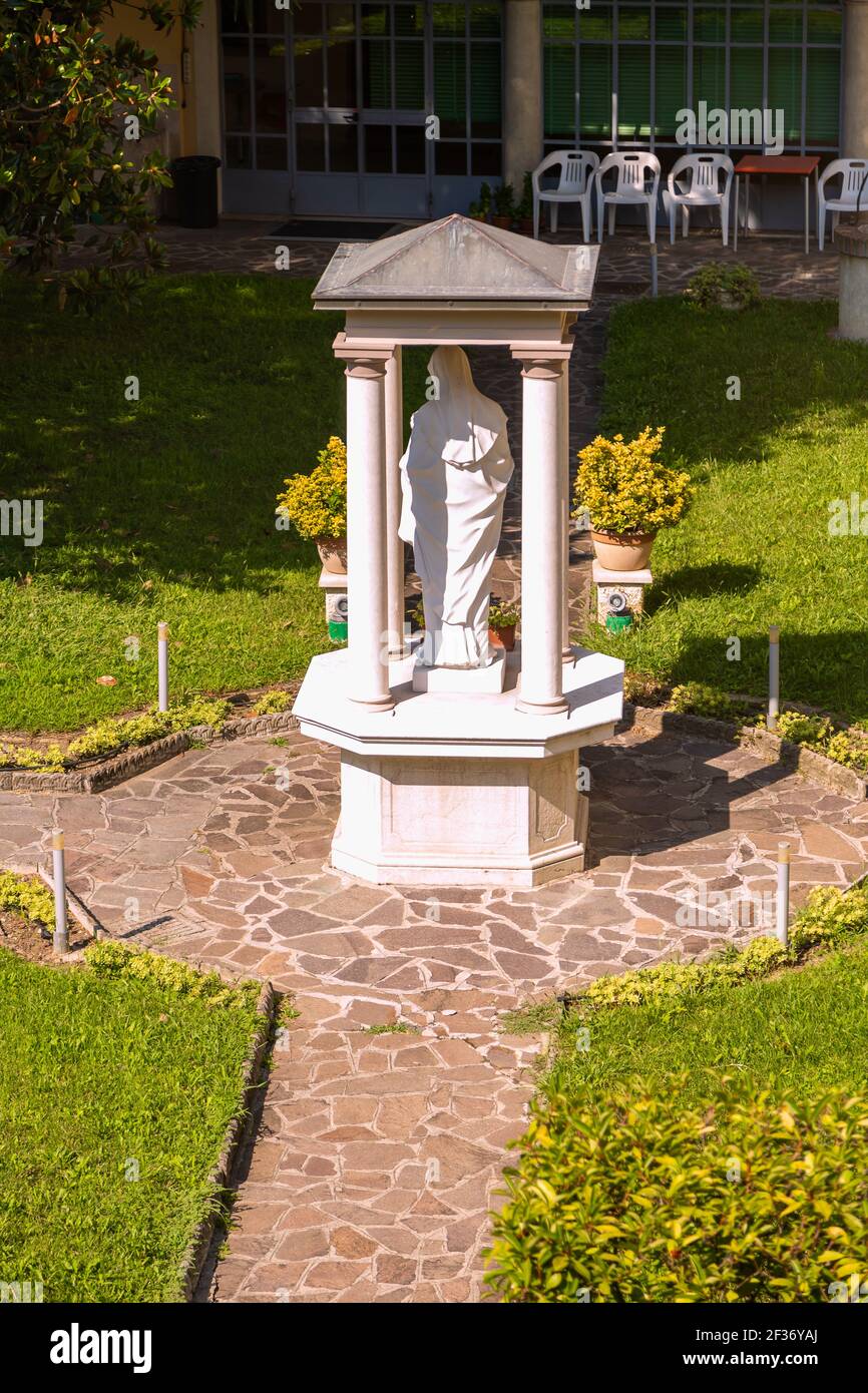 courtyard of a monastery in the province of Brescia Stock Photo - Alamy