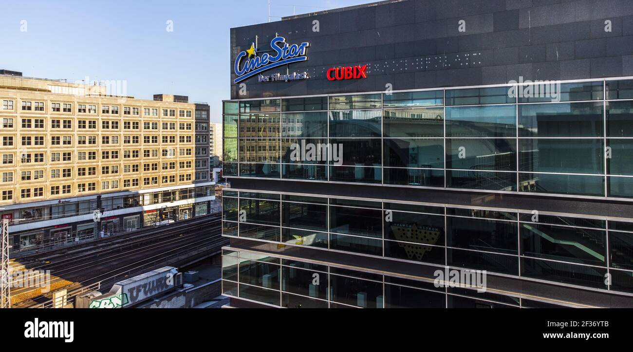 CineStar movie Theater in Berlin - CITY OF FRANKFURT, GERMANY - MARCH ...