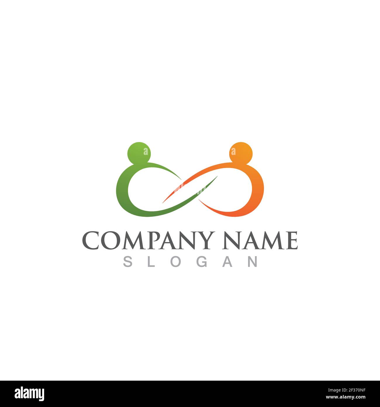 Infinity family care logo and symbol vector Stock Vector Image & Art ...