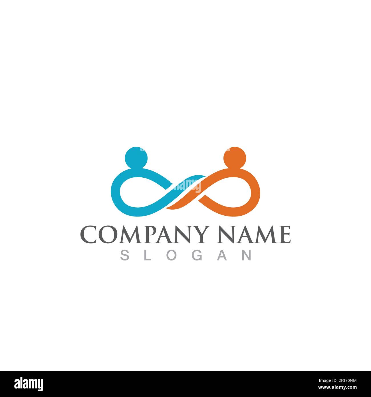Infinity family care logo and symbol vector Stock Vector Image & Art ...