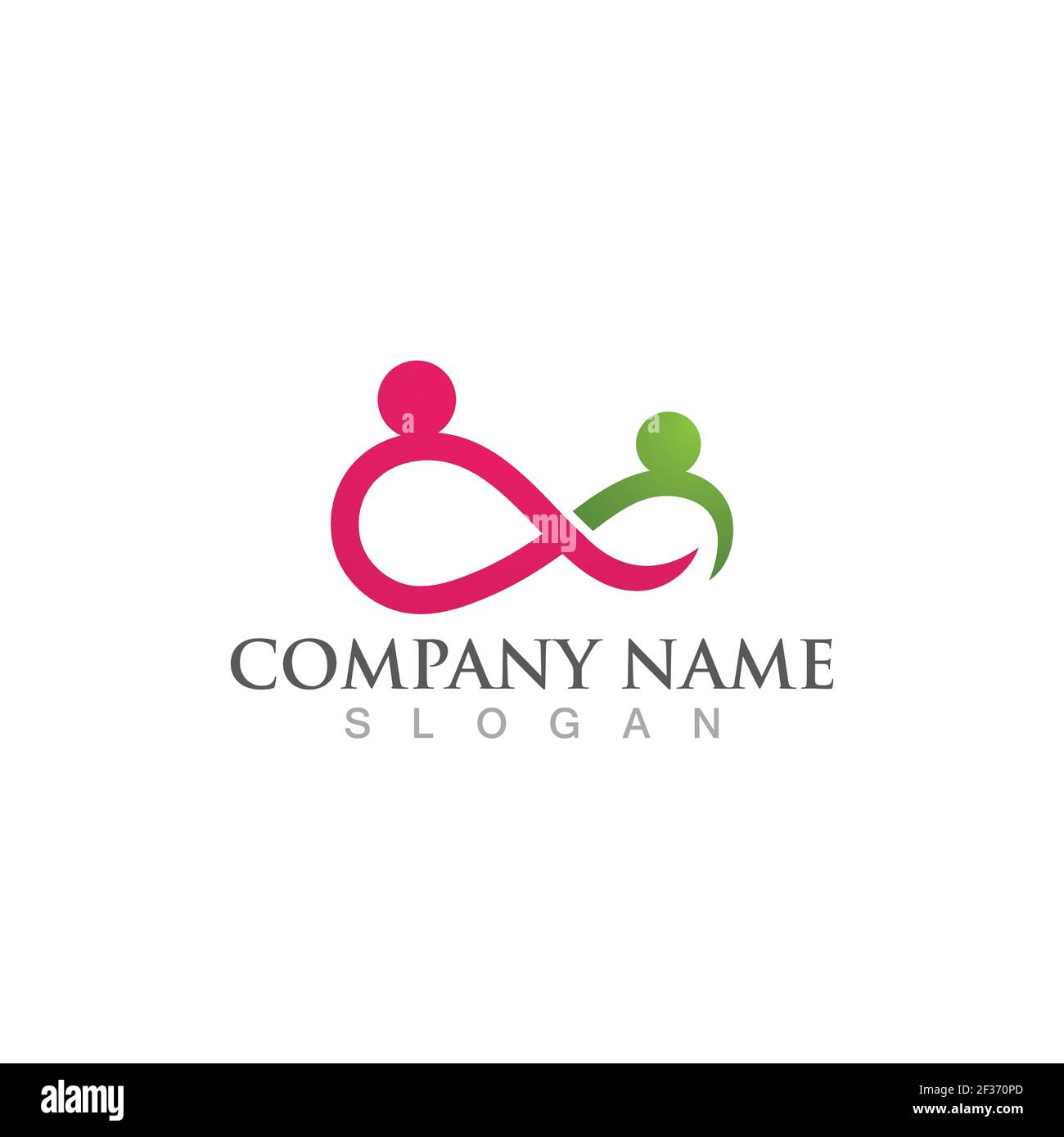 Infinity family care logo and symbol vector Stock Vector Image & Art ...