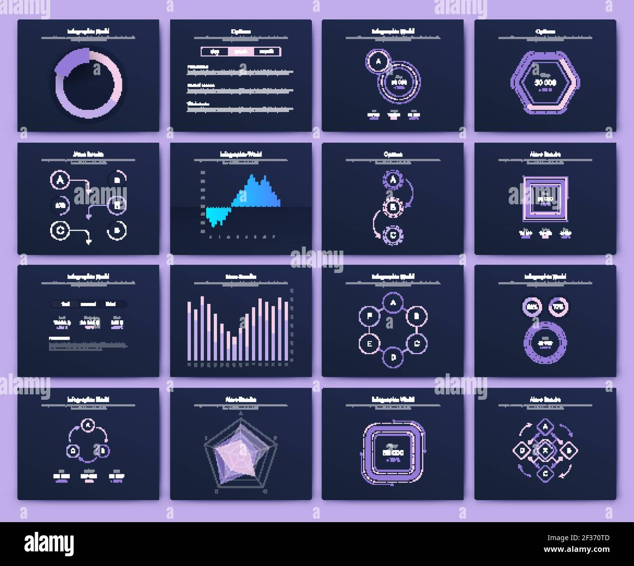 Modern infographic vector elements for business brochures. Use in ...