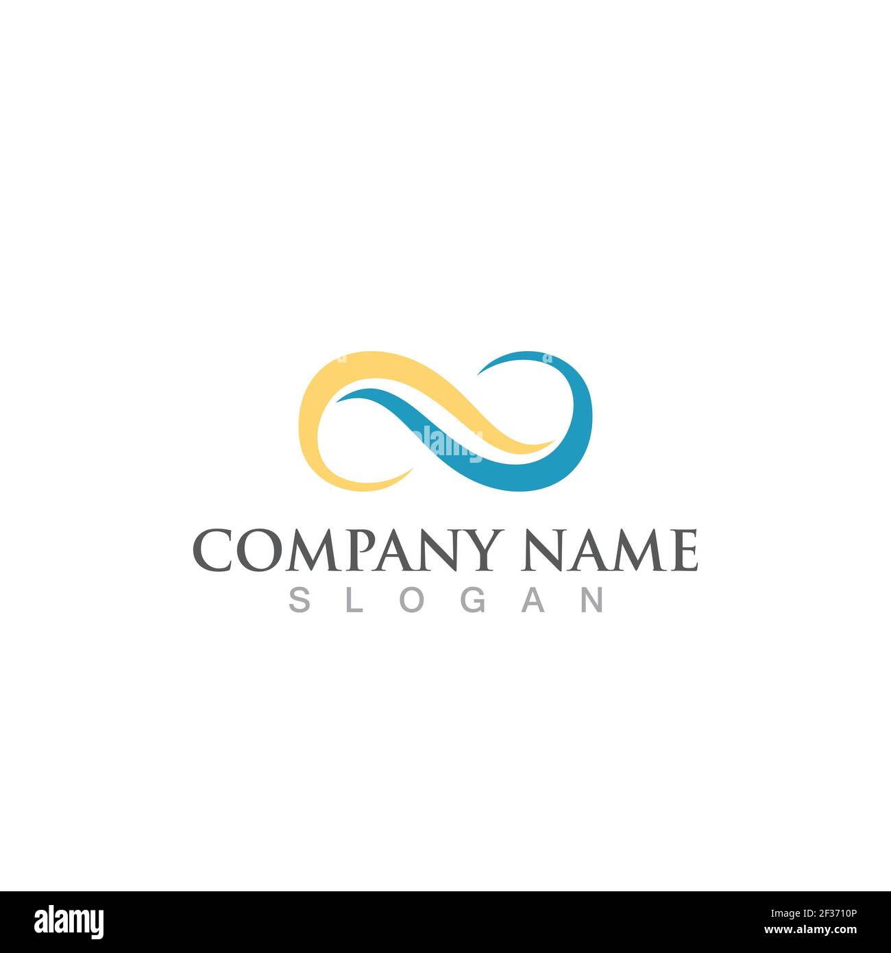 Infinity Design Vector icon illustration Logo template design Stock ...