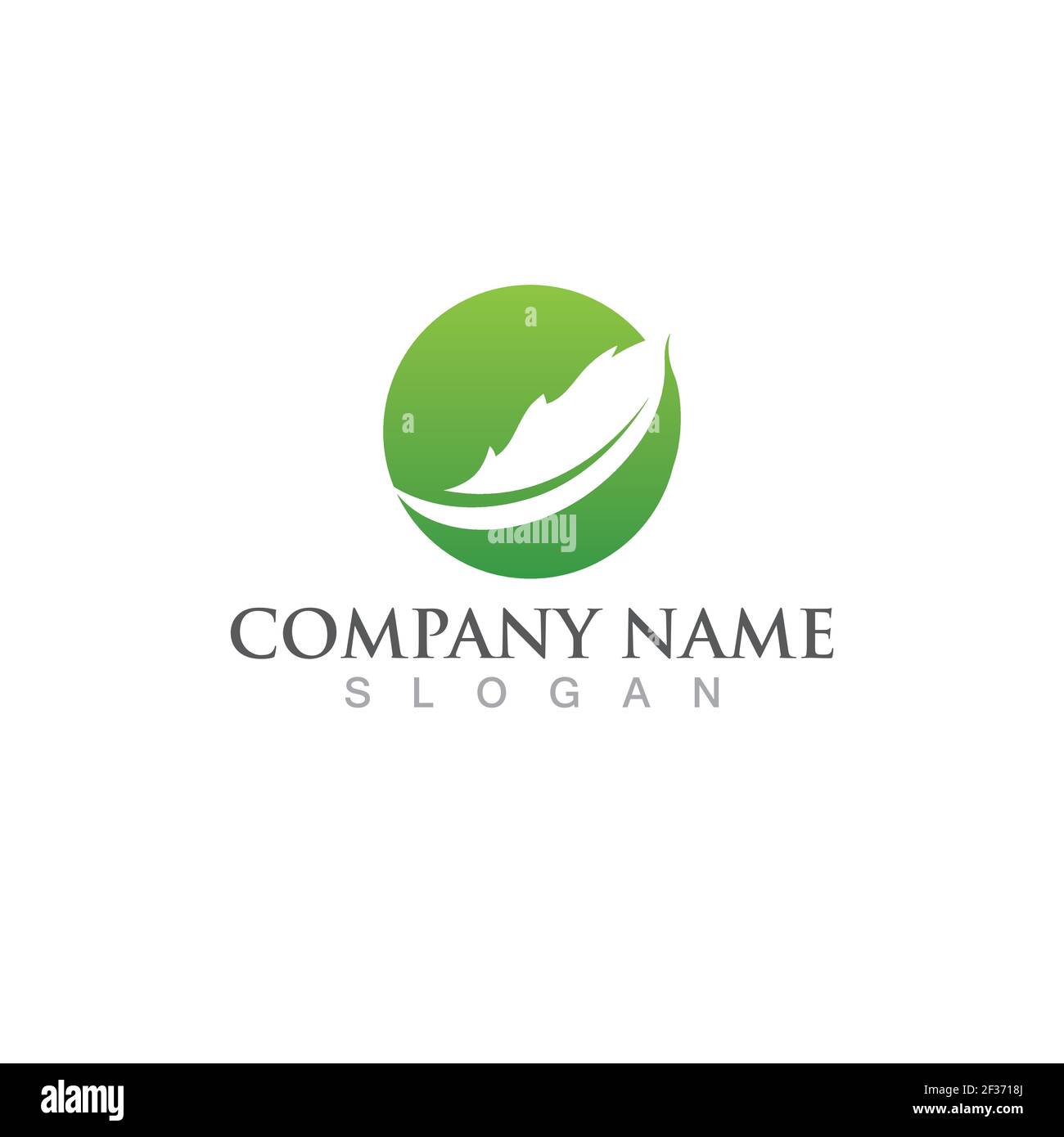 Leaf green tree logo and symbol vector Stock Vector Image & Art - Alamy
