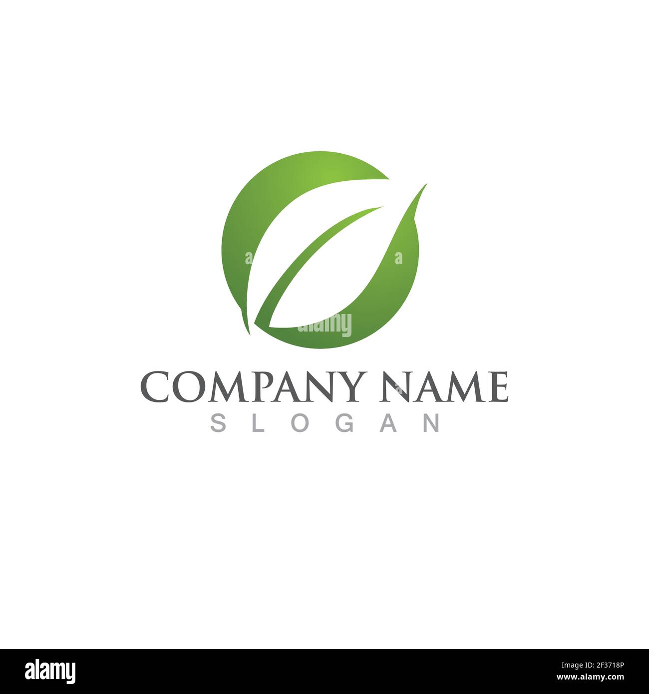 Leaf green tree logo and symbol vector Stock Vector Image & Art - Alamy
