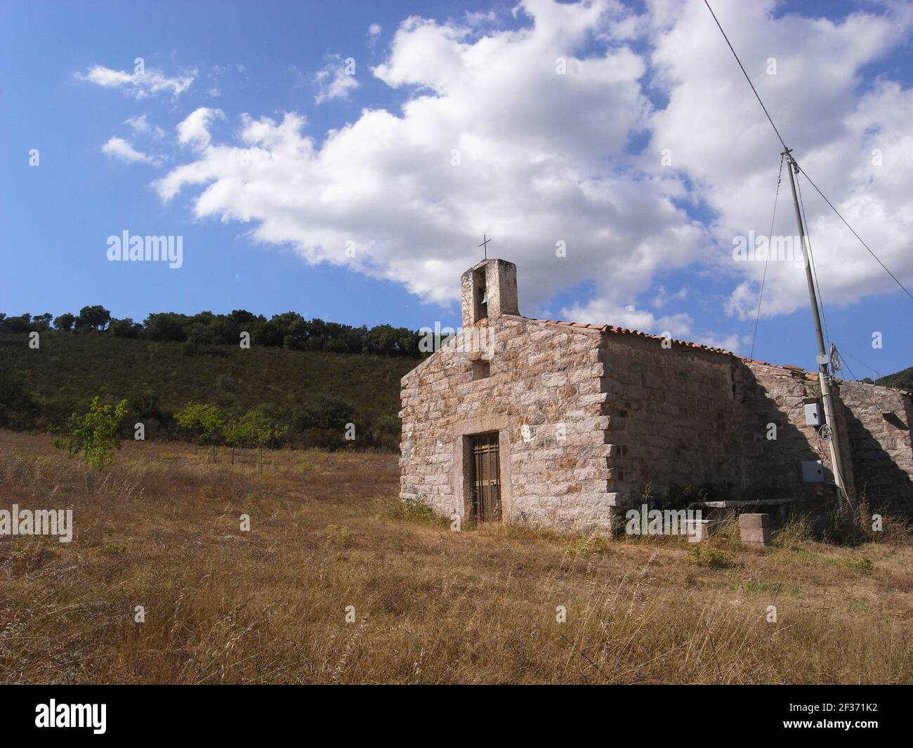 Italy, Sardinia, Tempio Pausania,San Bachisio country church Stock ...