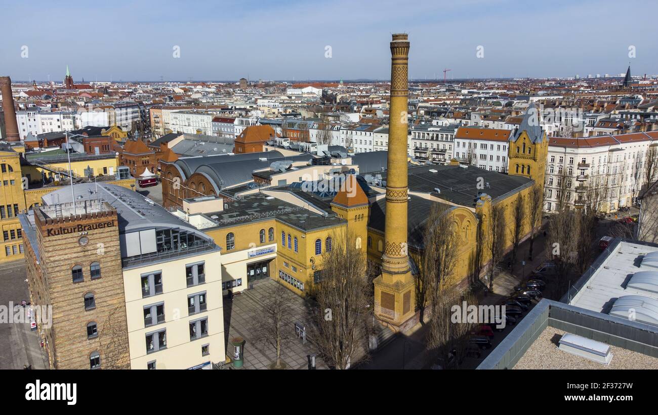 Famous Event and Entertainment complex in Berlin called Kulturbrauerei ...
