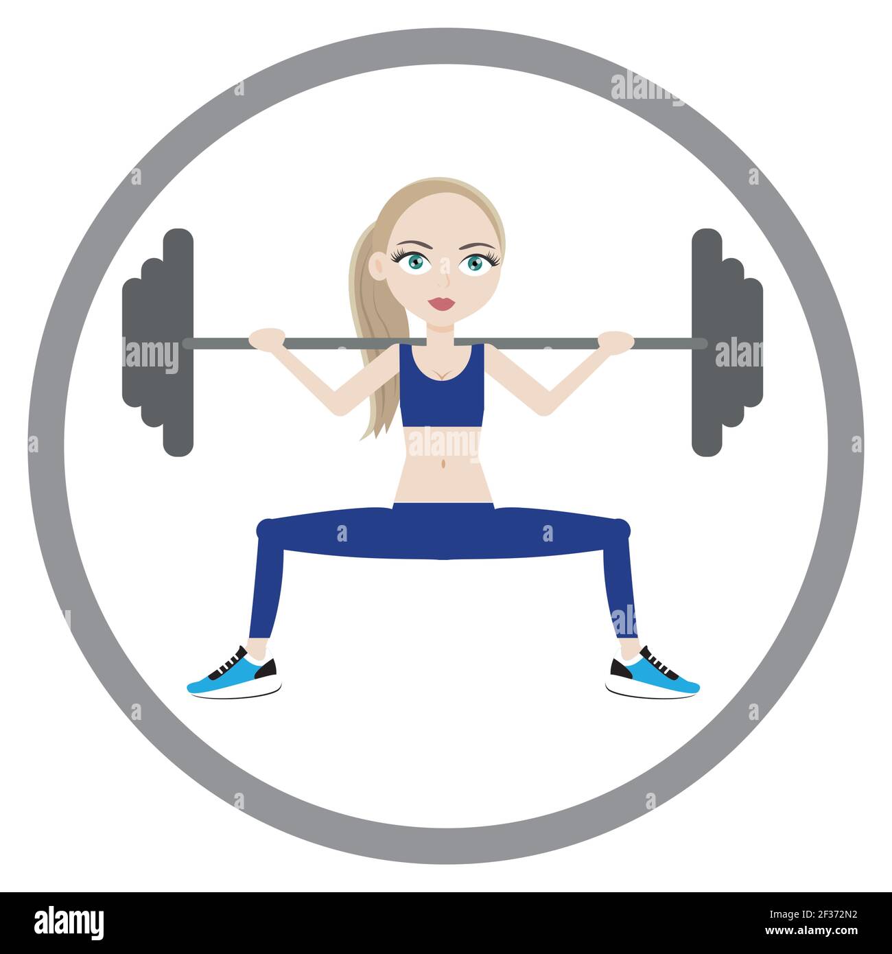 Man in sports dumbbells Cut Out Stock Images & Pictures - Alamy