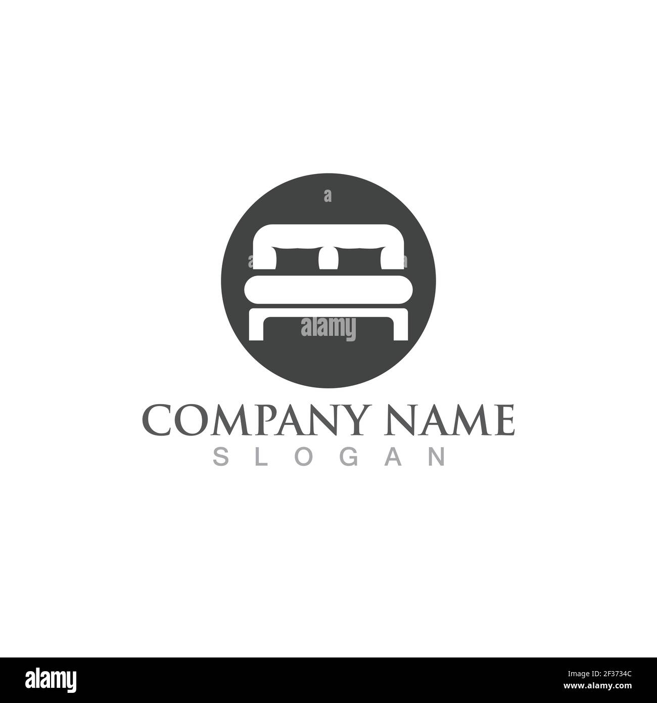 Sleeping bed illustration vector Black and White Stock Photos & Images ...