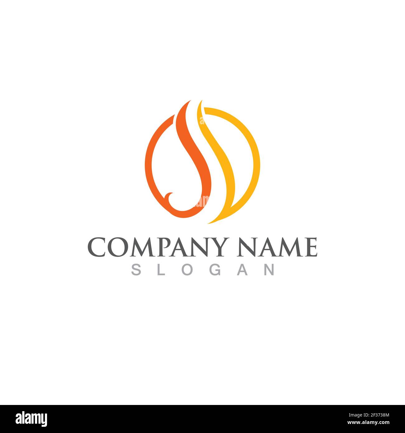 Fire fox logo and symbol vector Stock Vector Image & Art - Alamy