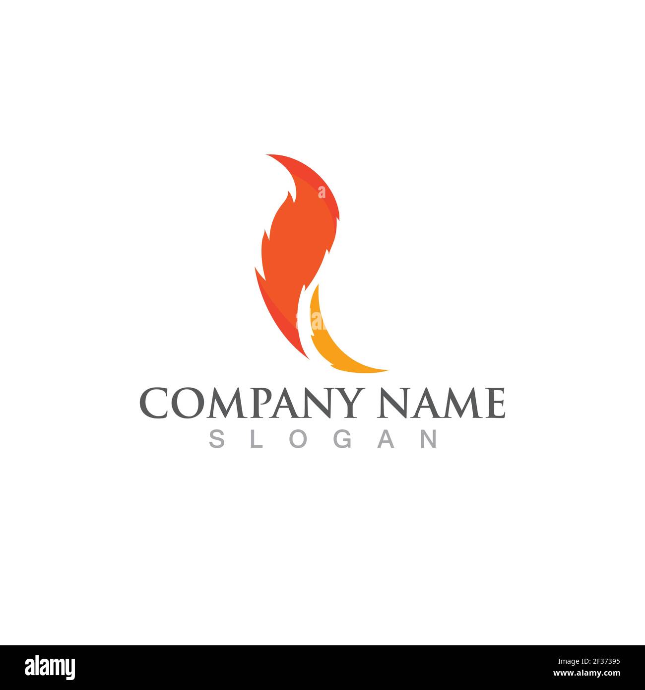 Fire fox logo and symbol vector Stock Vector Image & Art - Alamy