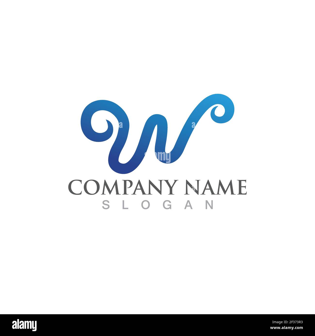 W logo and symbol vector Stock Vector Image & Art - Alamy
