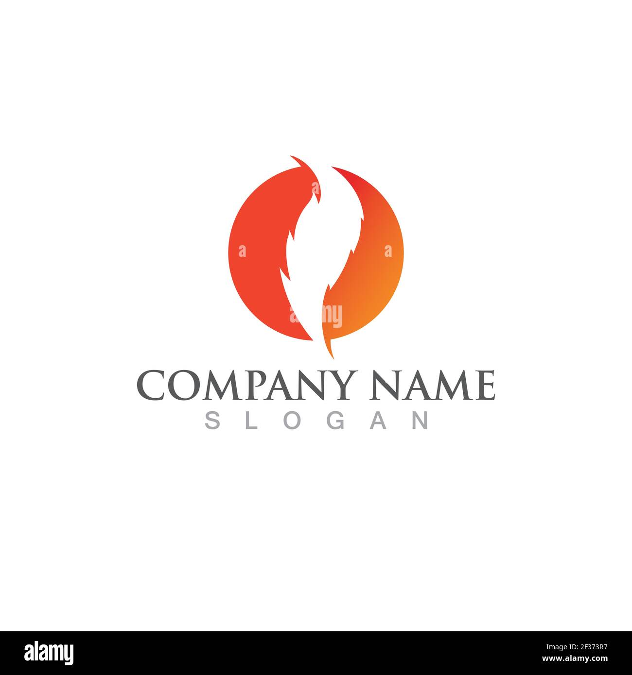 Fire fox logo and symbol vector Stock Vector Image & Art - Alamy