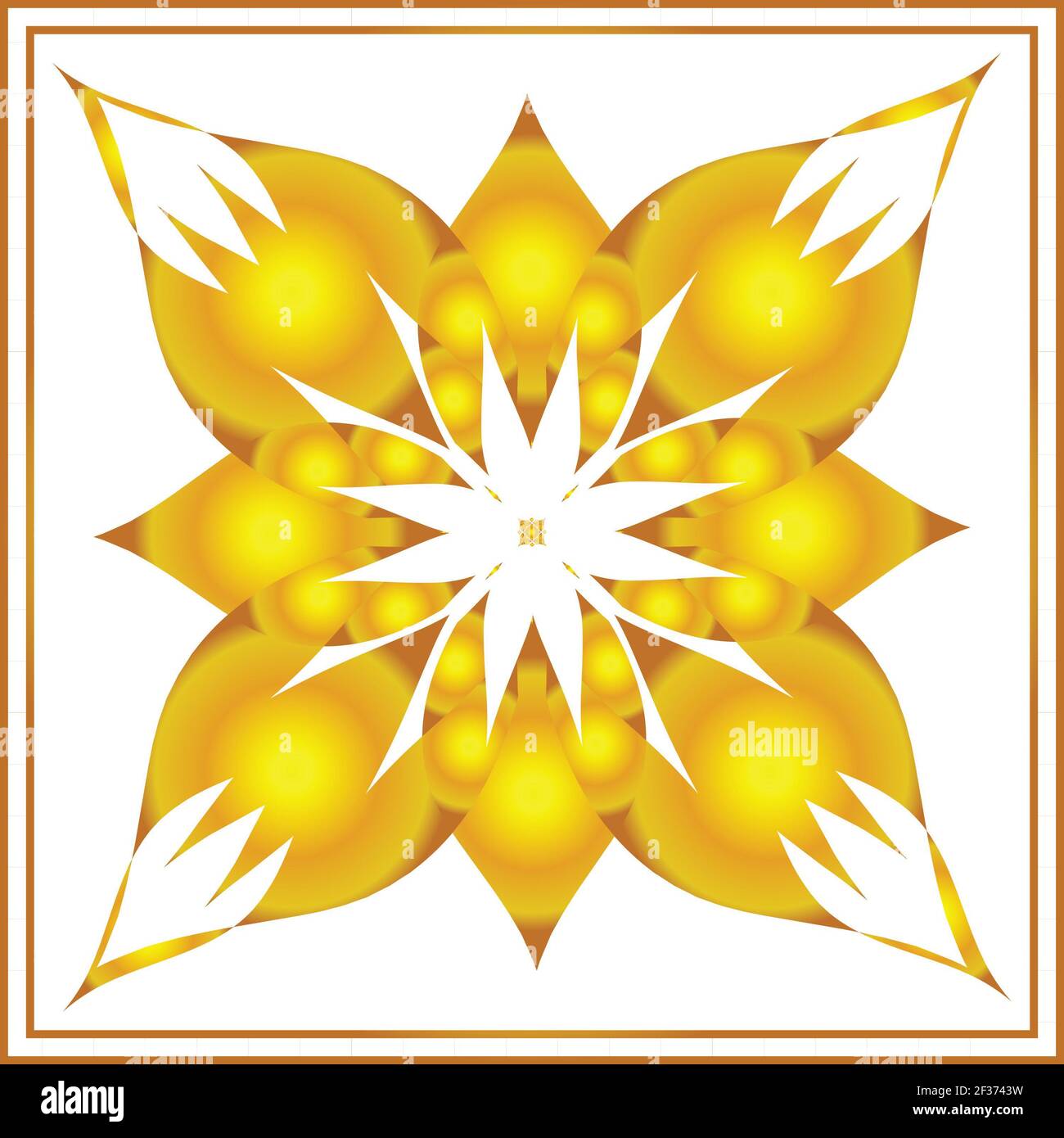 A yellow abstract floral background for wallpapers Stock Photo - Alamy