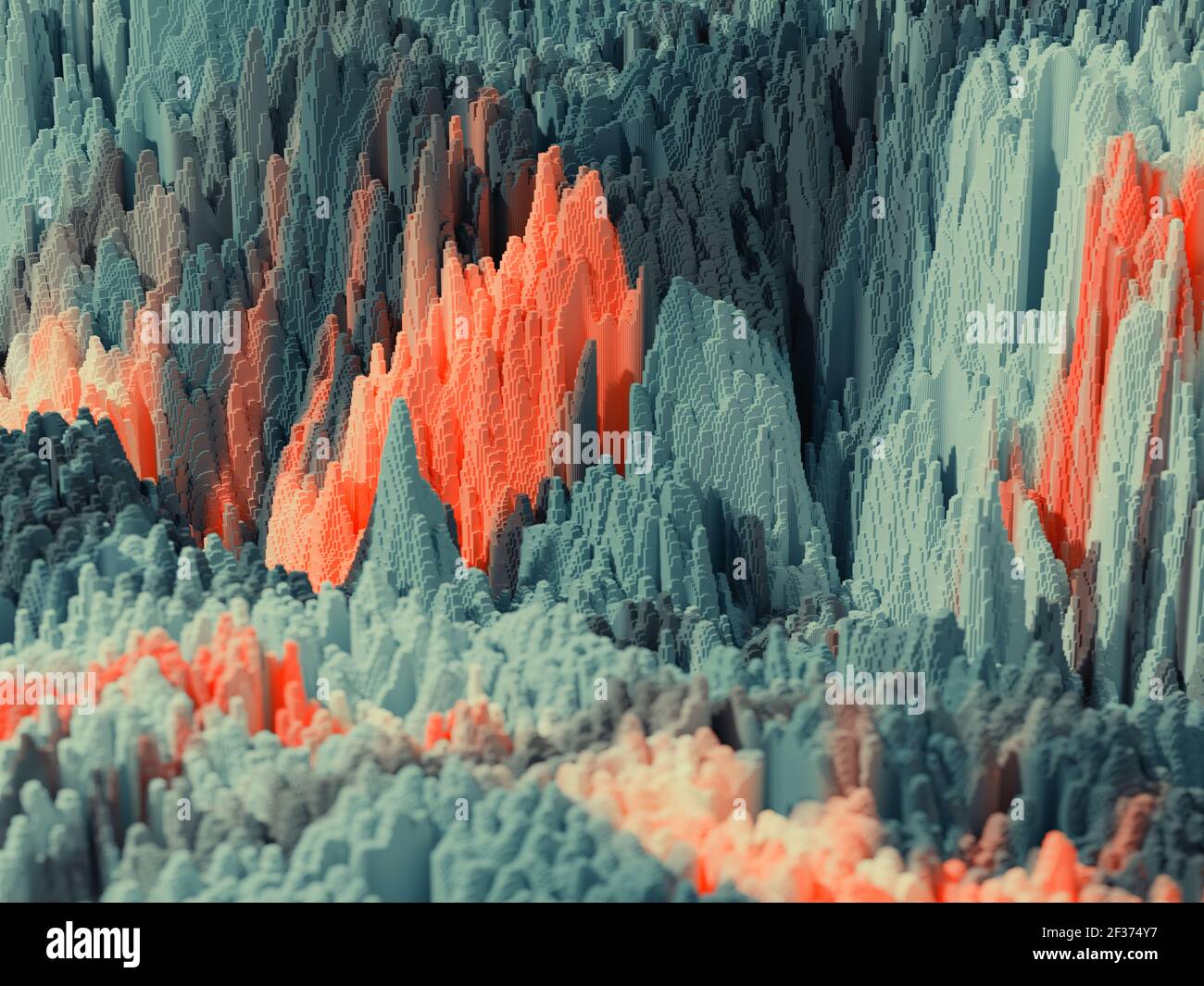 abstract background illustration depict huge amount of big data. High ...