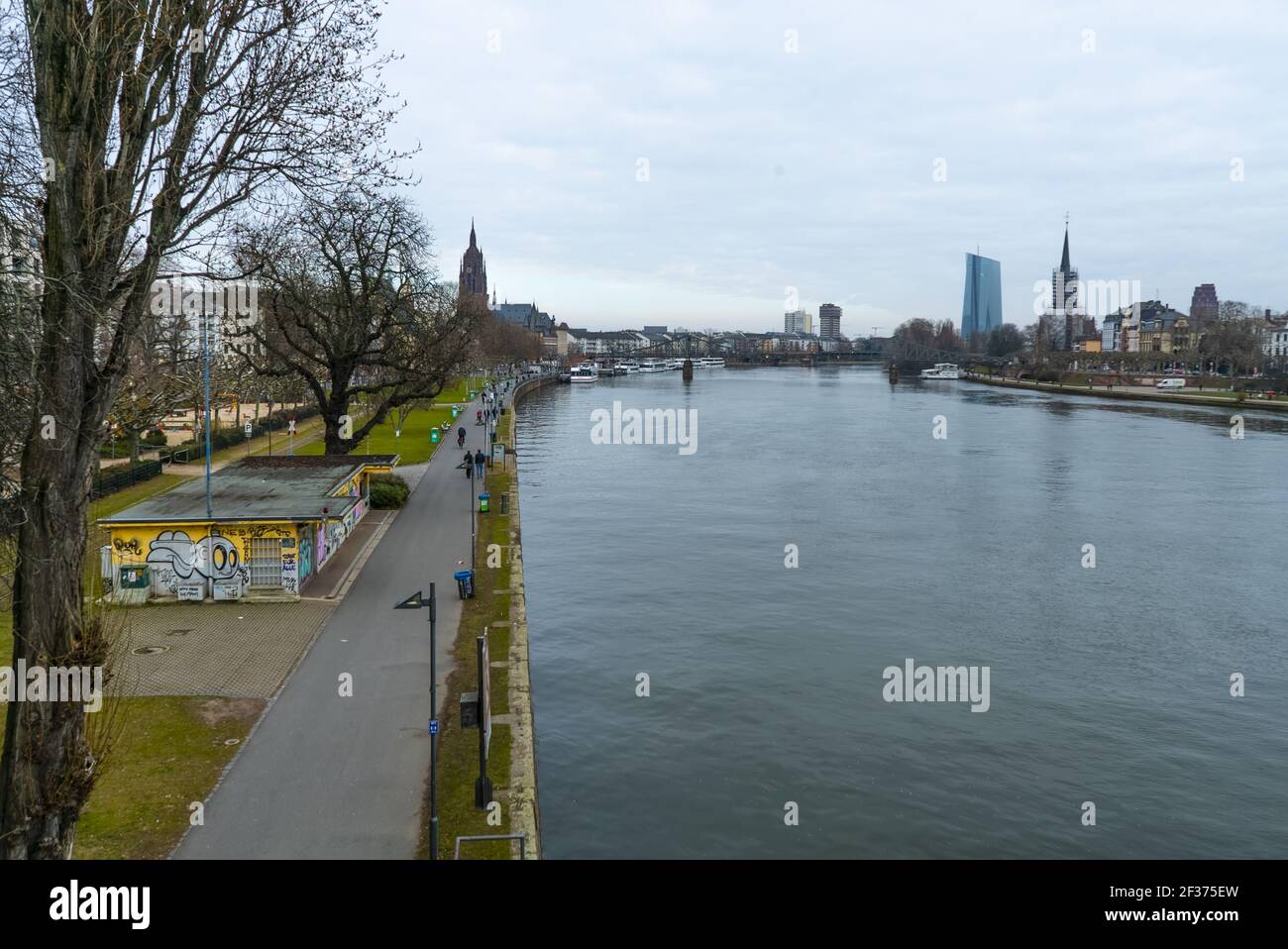 Spring reflection in the main river hi-res stock photography and images ...