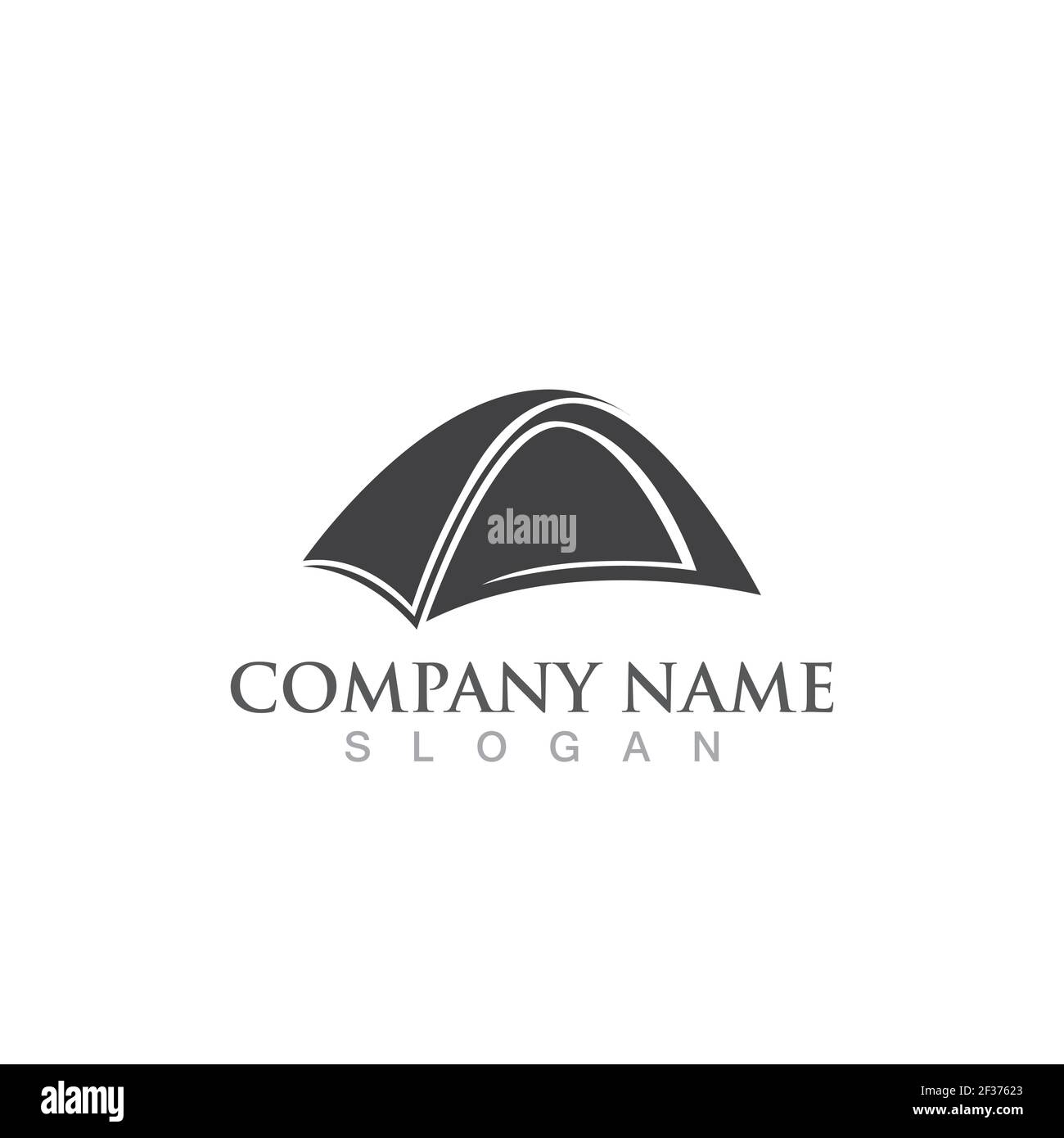 Tent logo and symbol vector image Stock Vector Image & Art - Alamy