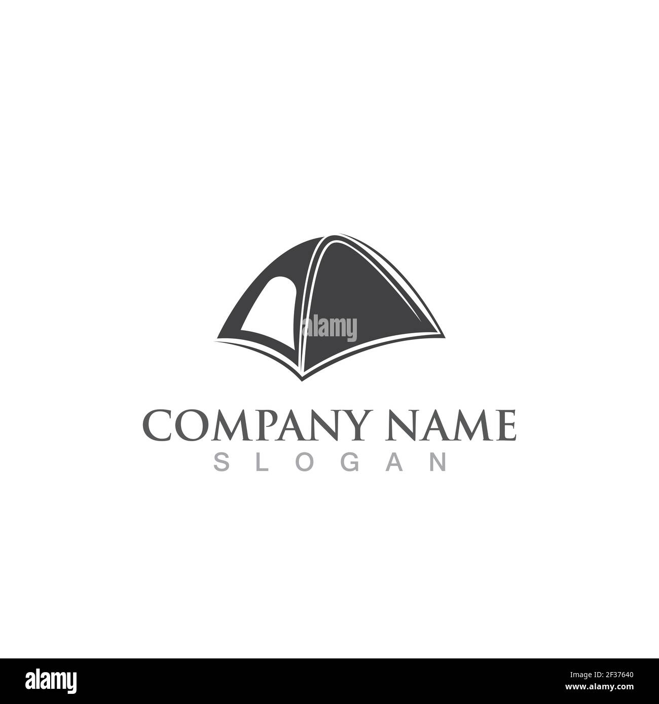 Tent logo and symbol vector image Stock Vector Image & Art - Alamy