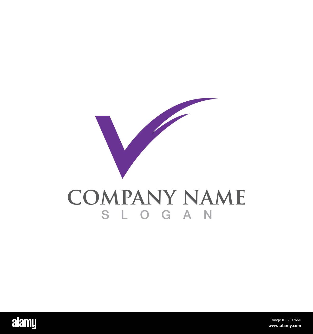 V letter logo and symbol vector image Stock Vector Image & Art - Alamy