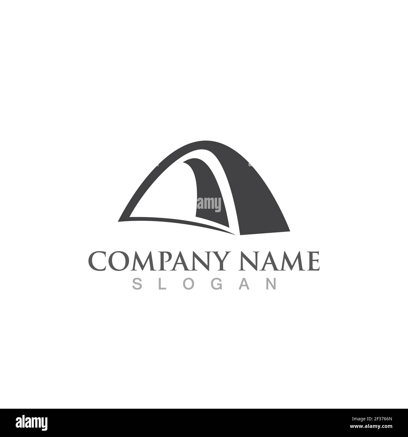 Tent logo and symbol vector image Stock Vector Image & Art - Alamy
