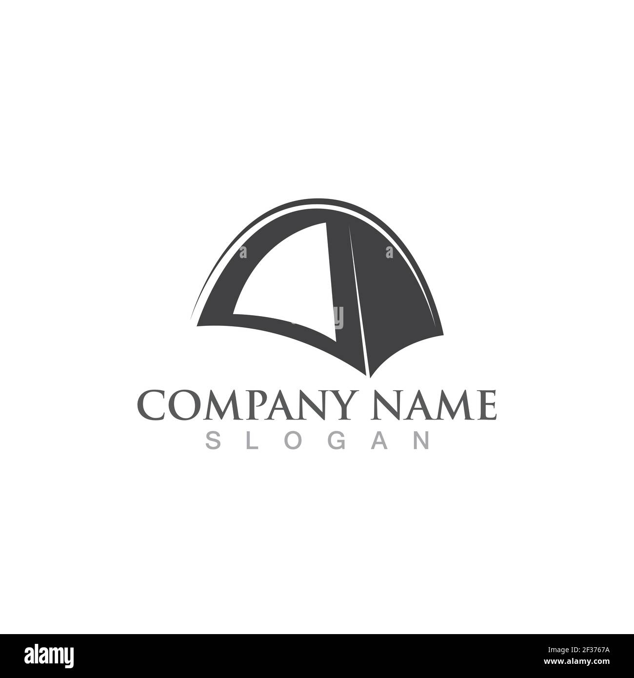 Tent logo and symbol vector image Stock Vector Image & Art - Alamy
