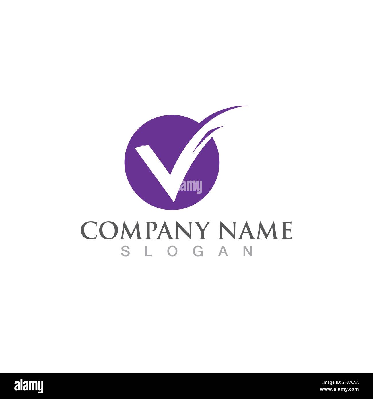 V letter logo and symbol vector image Stock Vector Image & Art - Alamy