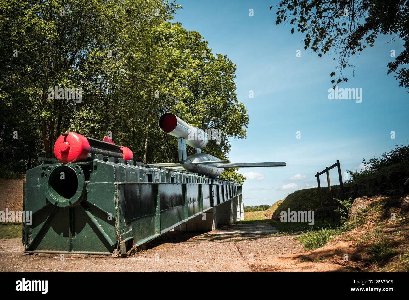 WW2 V1 rocket flying Nazi Germany bomb launch ramp aiming Great Britain ... WW2 V1 rocket flying Nazi Germany bomb launch ramp aiming Great Britain ...