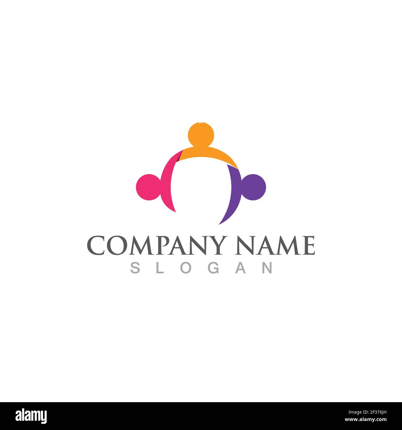 Community logo and symbol vector image Stock Vector Image & Art - Alamy