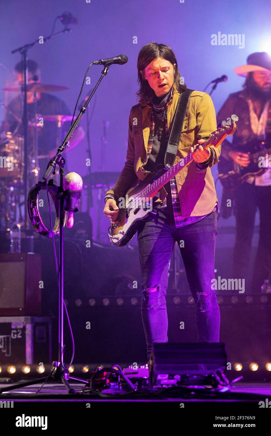 Pelham, United States. 14th Mar, 2021. Seth Bolt of NEEDTOBREATHE ...