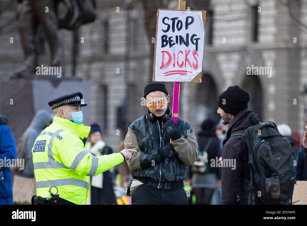Kill The Bill demonstration in. Parliament square and Westminster ...