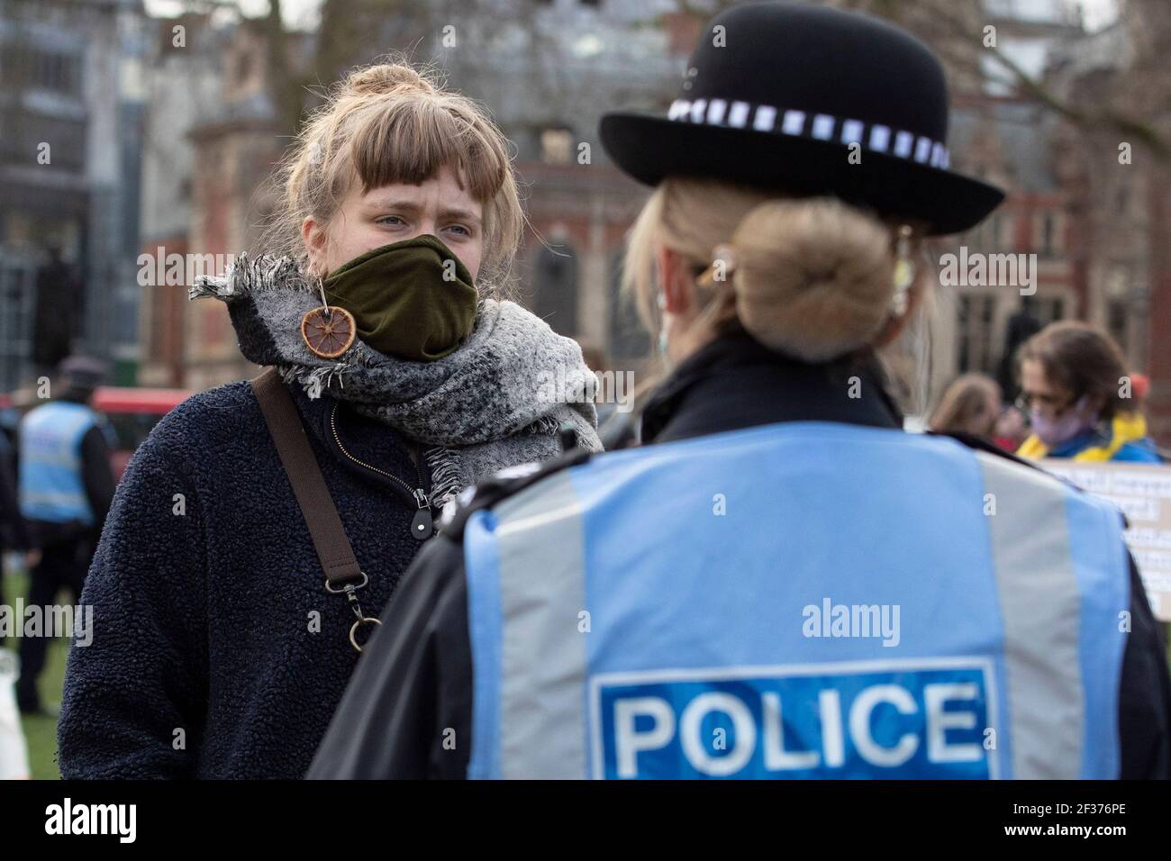 Kill The Bill demonstration in. Parliament square and Westminster ...