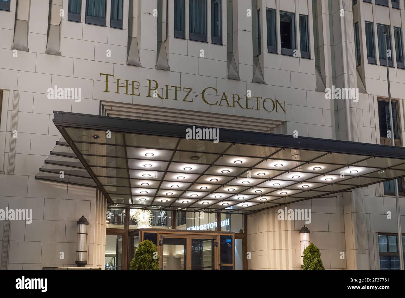 Famous Ritz Carlton Hotel in Berlin - CITY OF BERLIN, GERMANY - MARCH ...