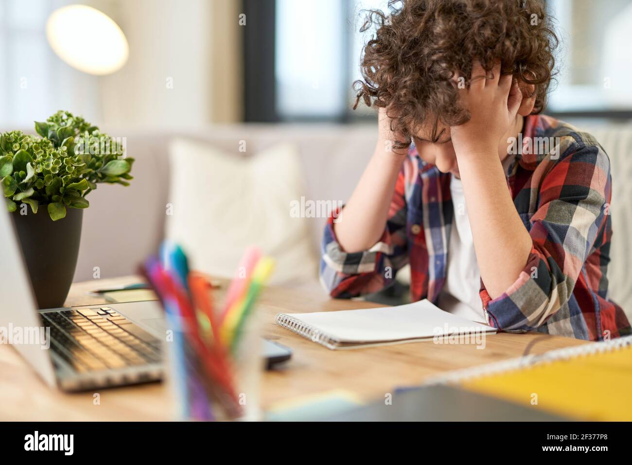 Sad Latino Boy Student High Resolution Stock Photography and Images - Alamy