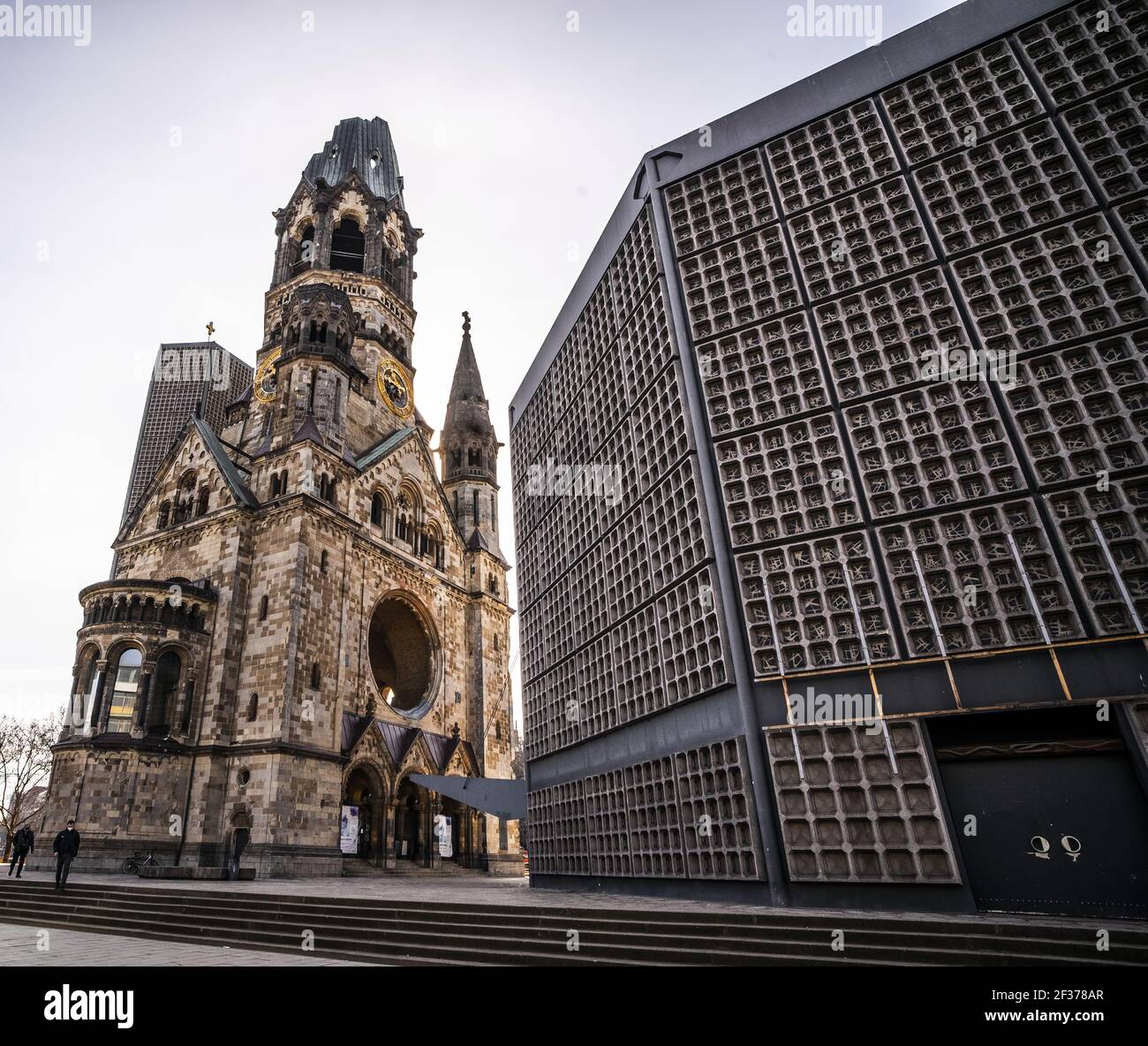 Famous Kaiser Wilhelm Memorial Church in Berlin Stock Photo - Alamy