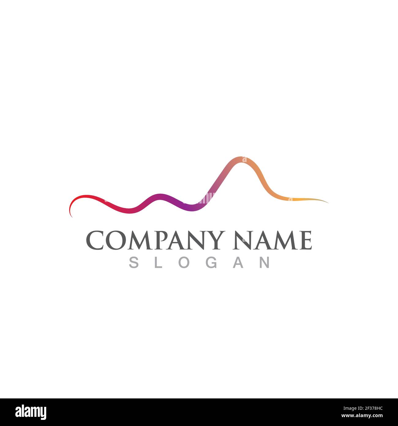 Sound waves vector illustration design template Stock Vector Image ...