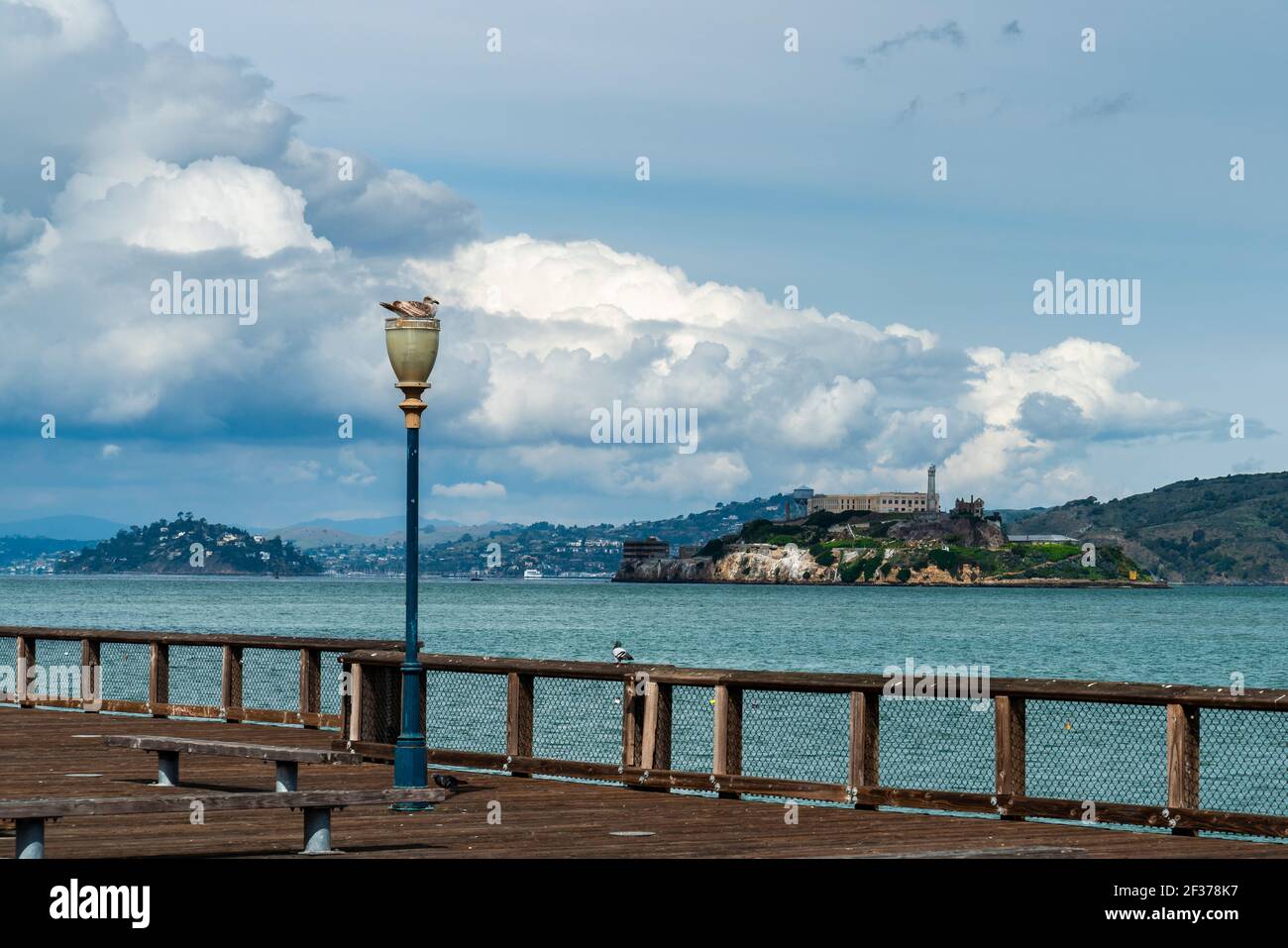 Alcatraz water tower hi-res stock photography and images - Alamy