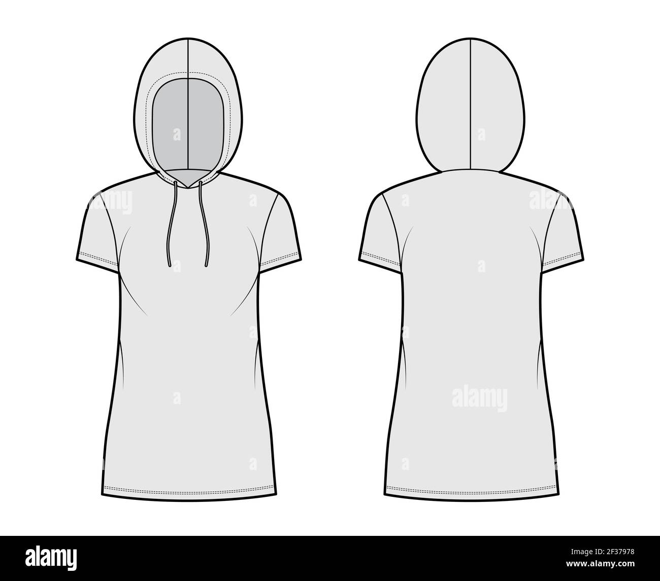 Grey hoodie women Cut Out Stock Images & Pictures - Alamy