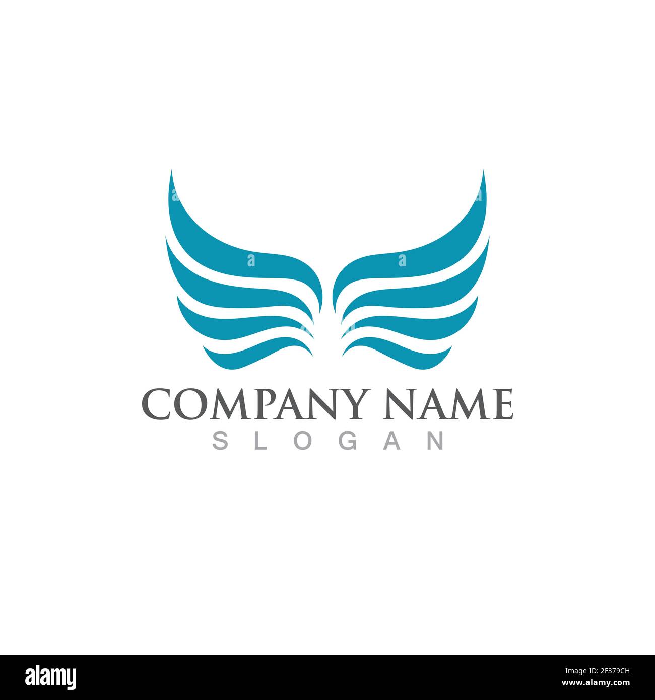 Wing illustration logo and symbol vector design Stock Vector Image ...