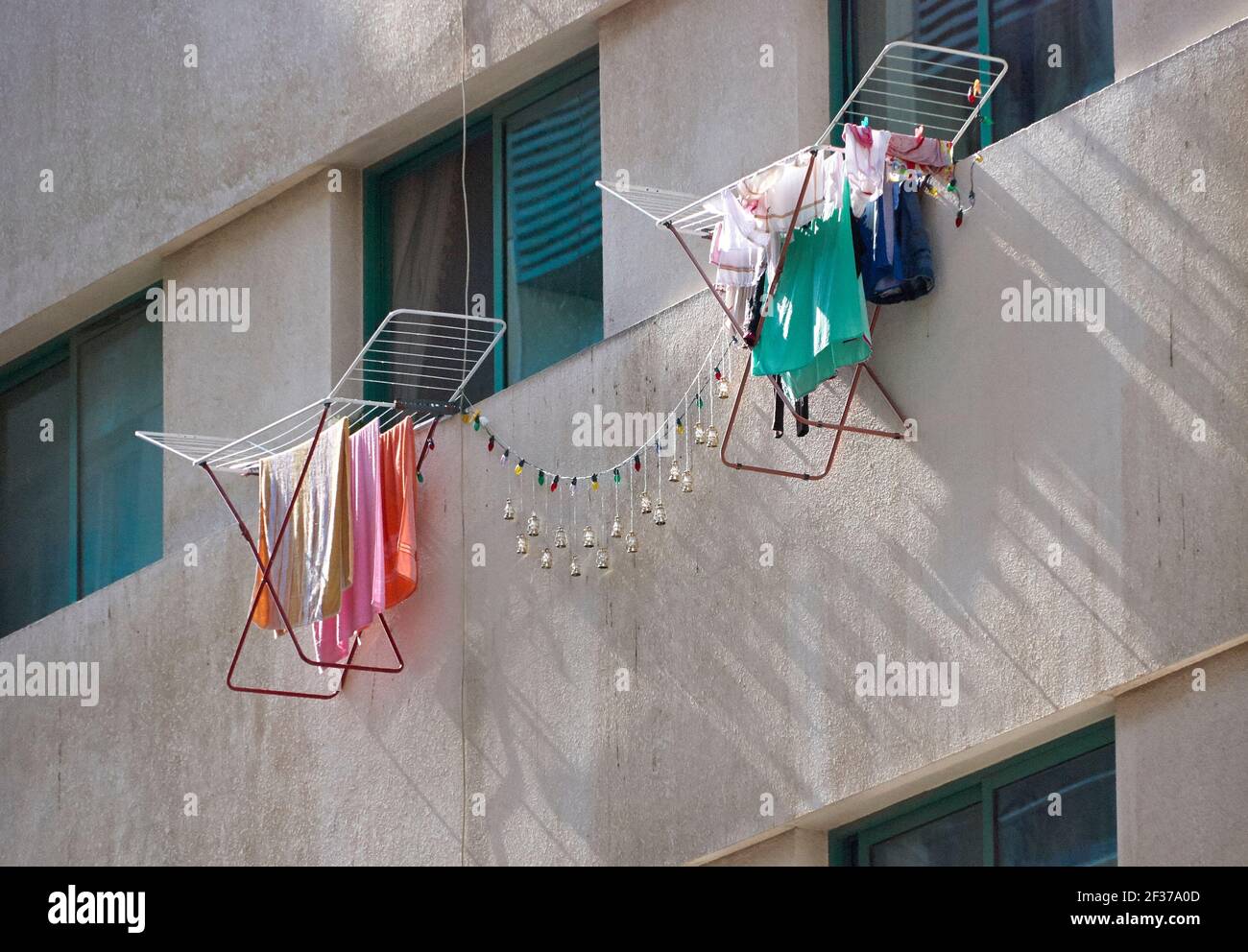 Laundry racks hi-res stock photography and images - Alamy