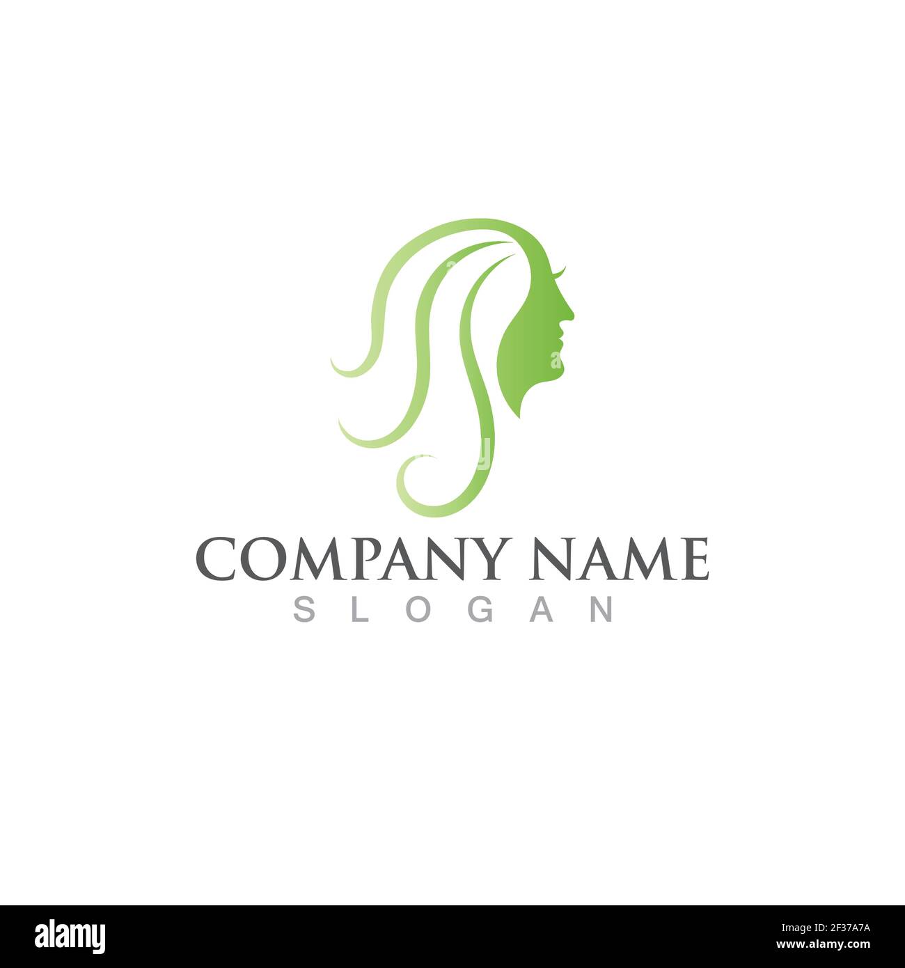 Hair logo icon vector illustration design Stock Vector Image & Art - Alamy