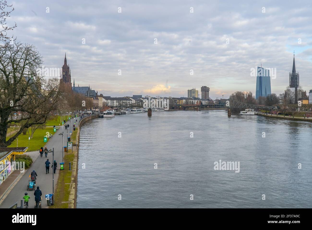 River Main in Frankfurt Germany Stock Photo - Alamy