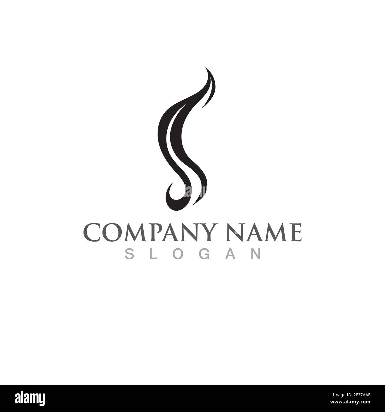 Hair logo icon vector illustration design Stock Vector Image & Art - Alamy