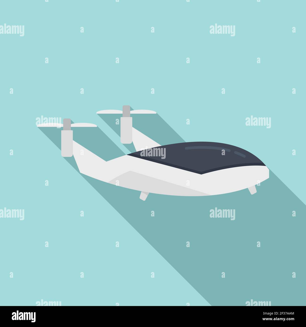 Technology autonomous flying taxi vector innovation helicopter hi-res ...