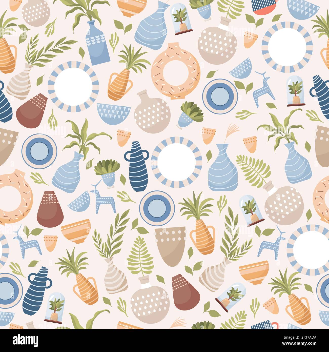 Hand made kitchen tiles Stock Vector Images - Alamy