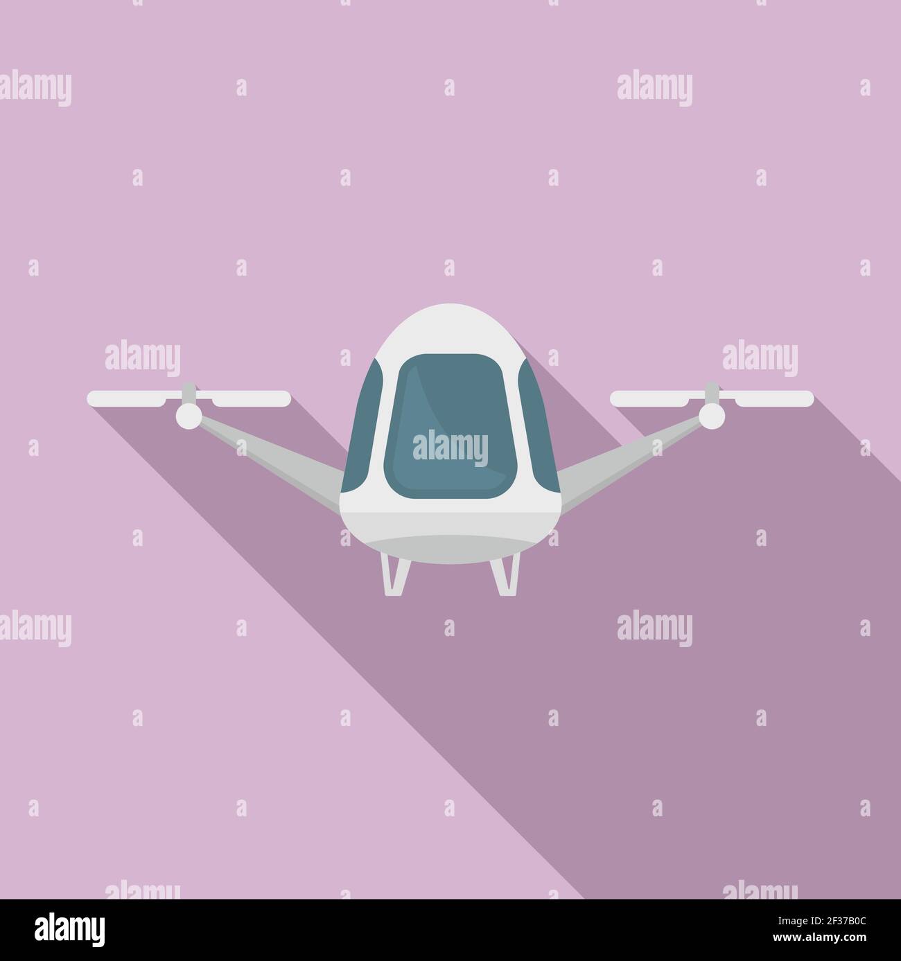 Smart air taxi icon, flat style Stock Vector Image & Art - Alamy