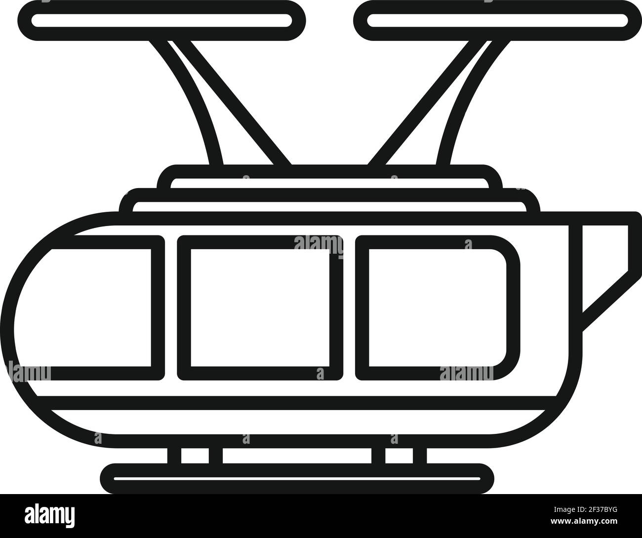 Autonomous air taxi icon, outline style Stock Vector Image & Art - Alamy