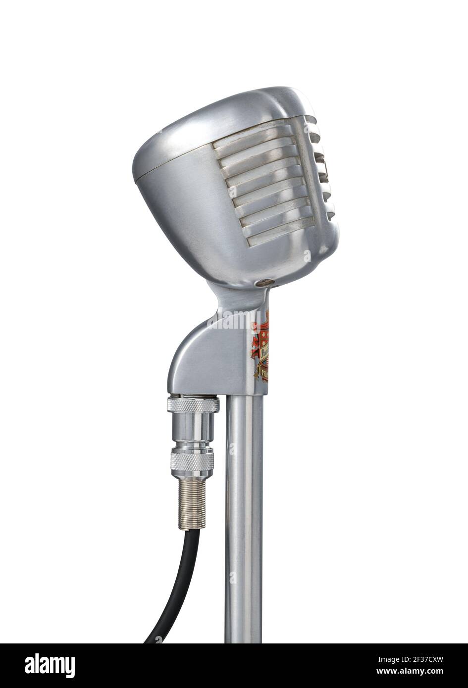 Side view of a 1940s microphone Stock Photo - Alamy