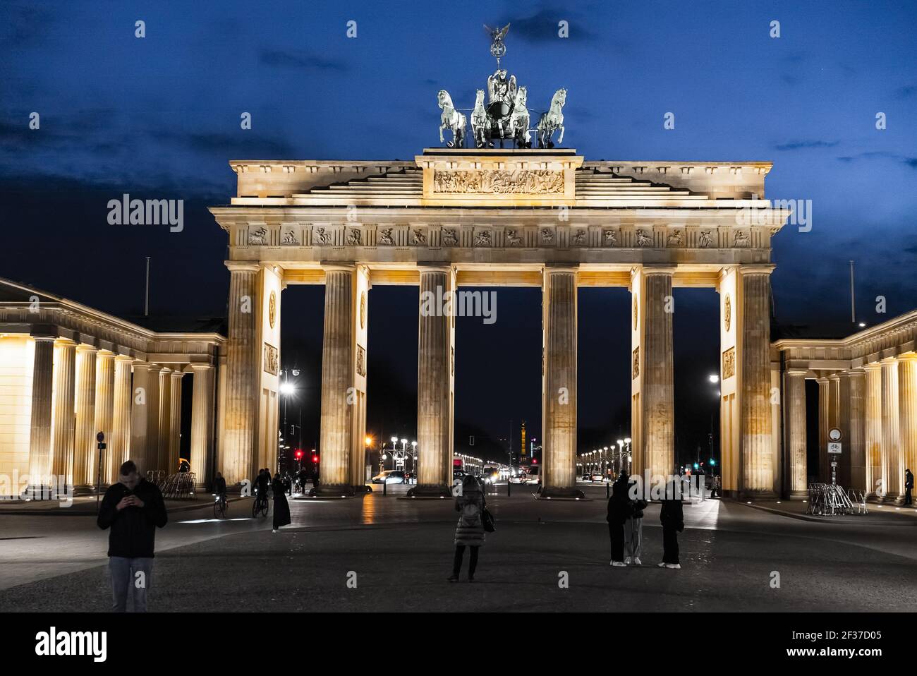 Brandenburg Gate At Night