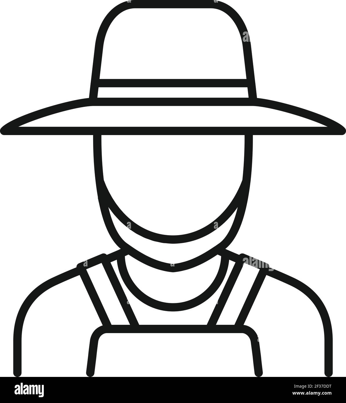 Agronomist icon, outline style Stock Vector Image & Art - Alamy