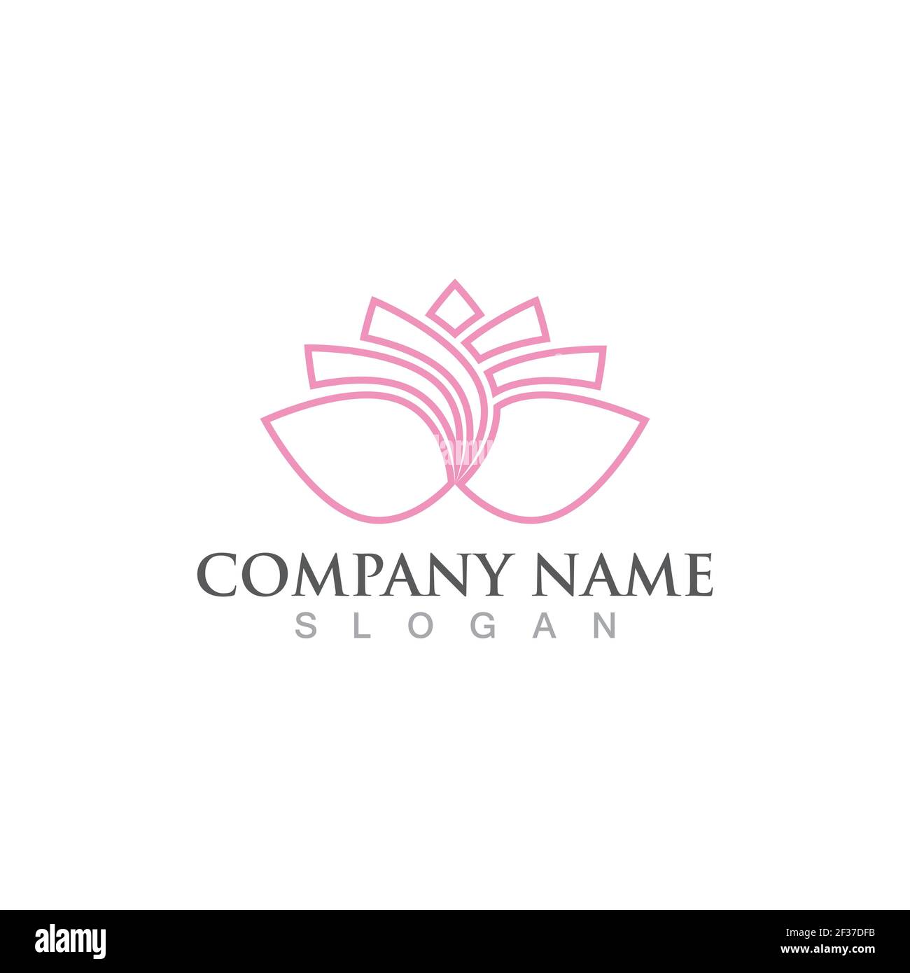 lotus flowers design logo Template icon Stock Vector Image & Art - Alamy